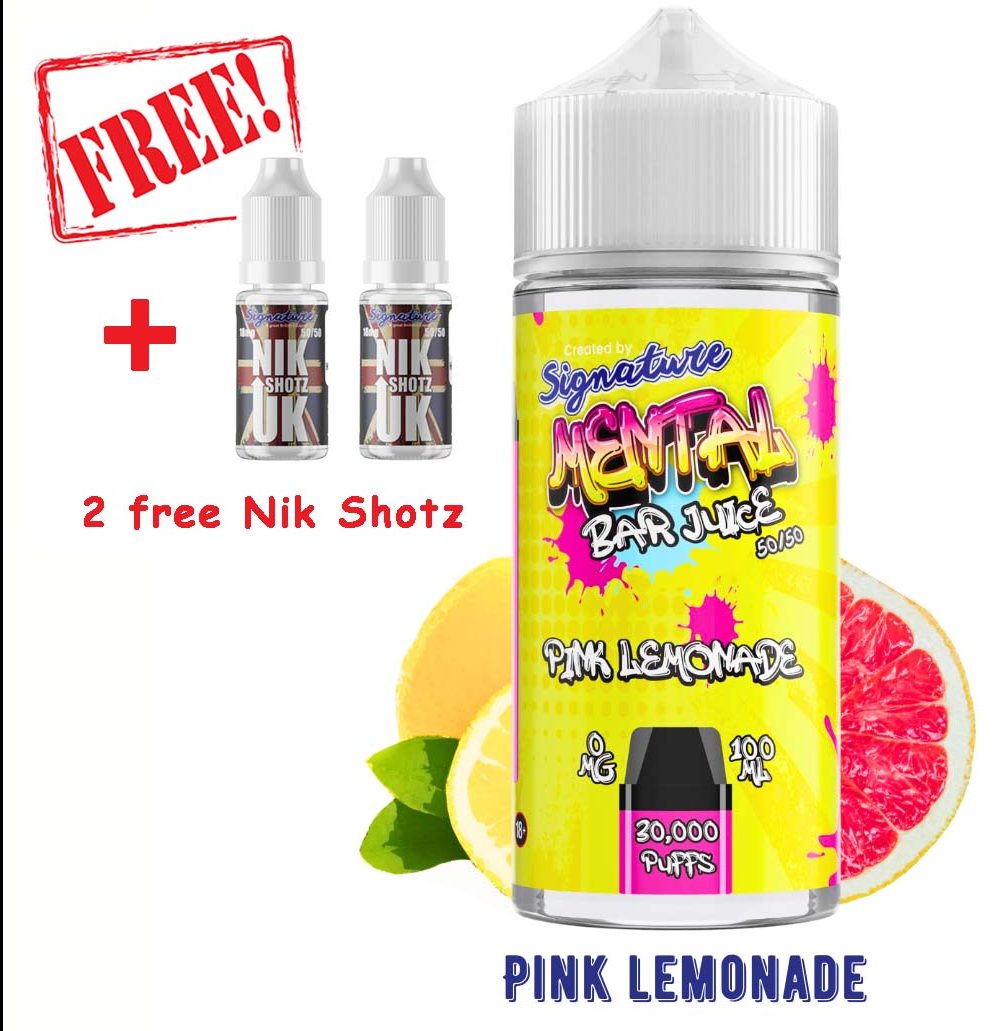 Pink Lemonade 100ML – Signature Vapour