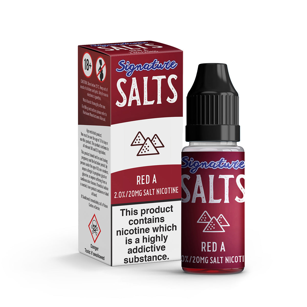 Signature Salts - Red A - Box of 10 – Signature Vapour