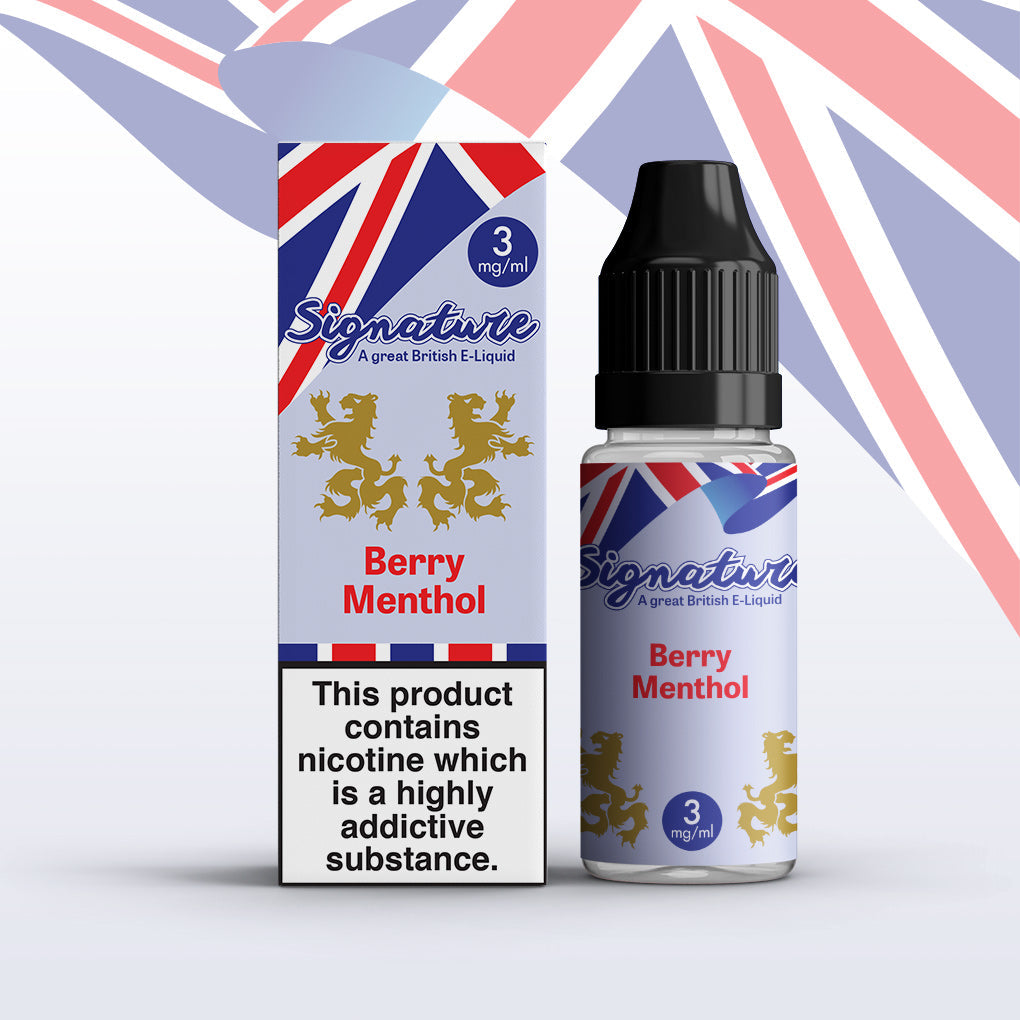 Signature 10ml - Berry Menthol - Box of 10 – Signature Vapour